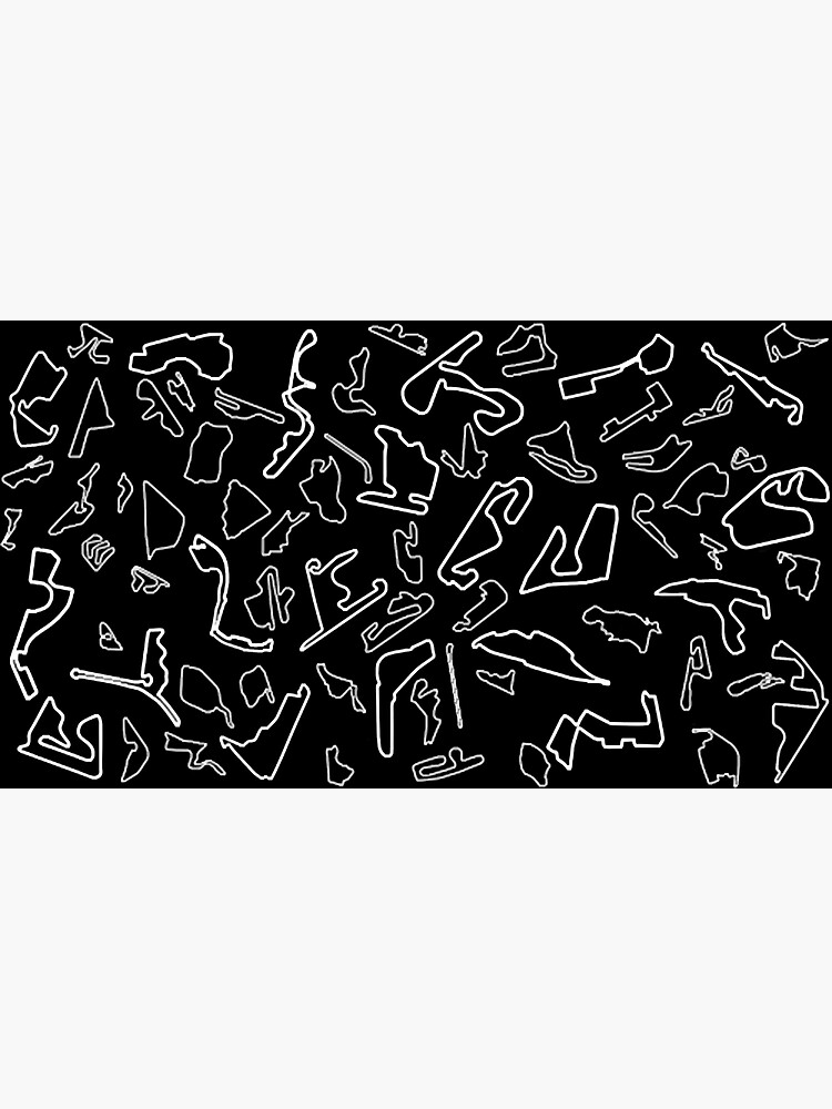 "All Formula 1 Circuits in History v2 | F1 T-Shirt | GP motor gift ...