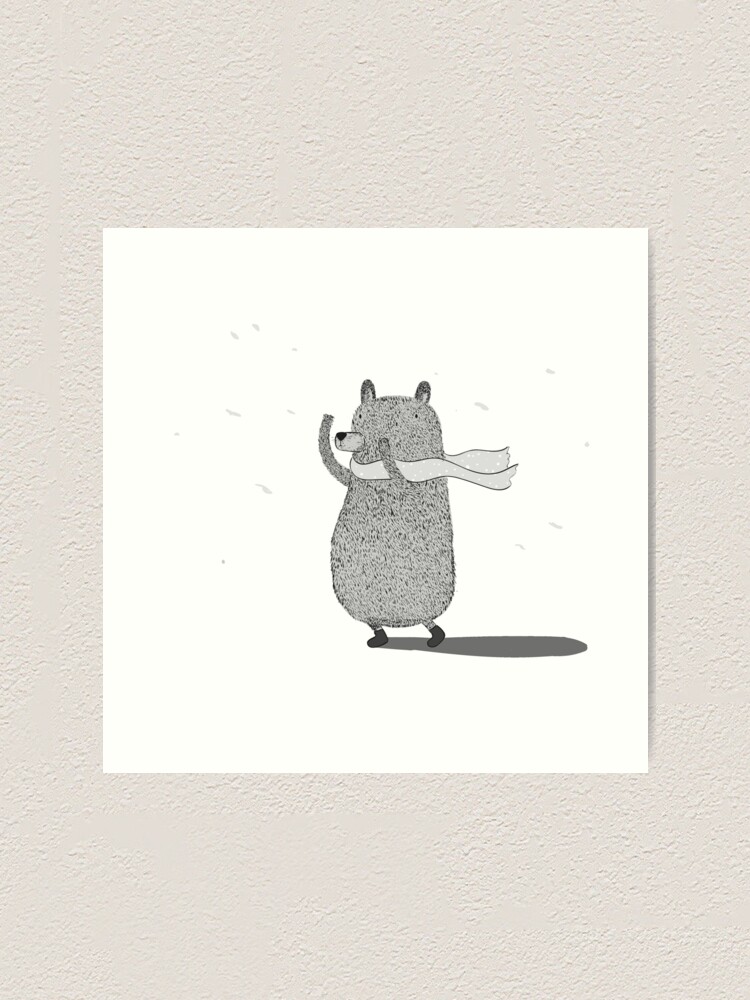"Windy Bear" Art Print by OntuniBD | Redbubble