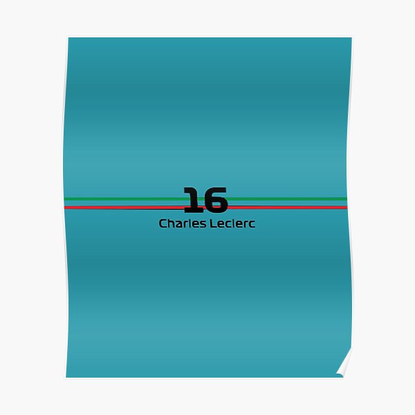 "Charles Leclerc Formula 1 Number 16 Italian design | F1 T-Shirt | GP ...