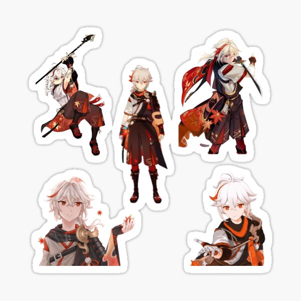 Kazuha Genshin Stickers | Redbubble