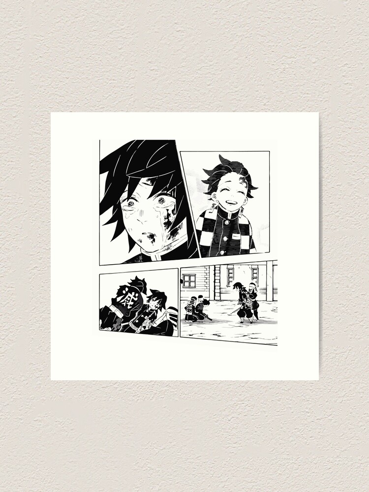 "Aesthetic Anime [Manga Panel [Demon3] [BW]" Art Print for Sale by ...