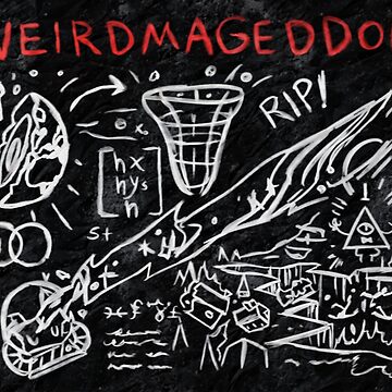 "Gravity Falls Weirdmageddon Chalkboard" Poster for Sale by FanOfFlan ...