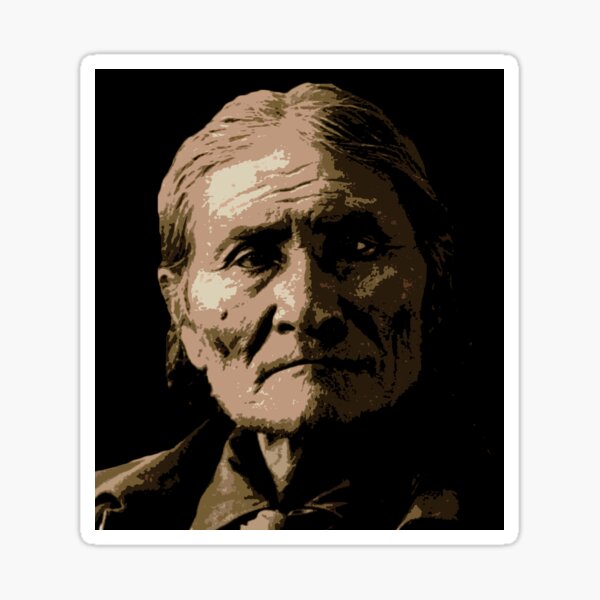"geronimo" Sticker for Sale by oryan80 | Redbubble