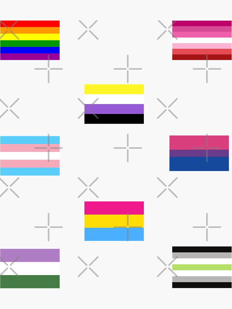 Pride Flag Sticker Set Sticker By Surbdesigns Redbubble