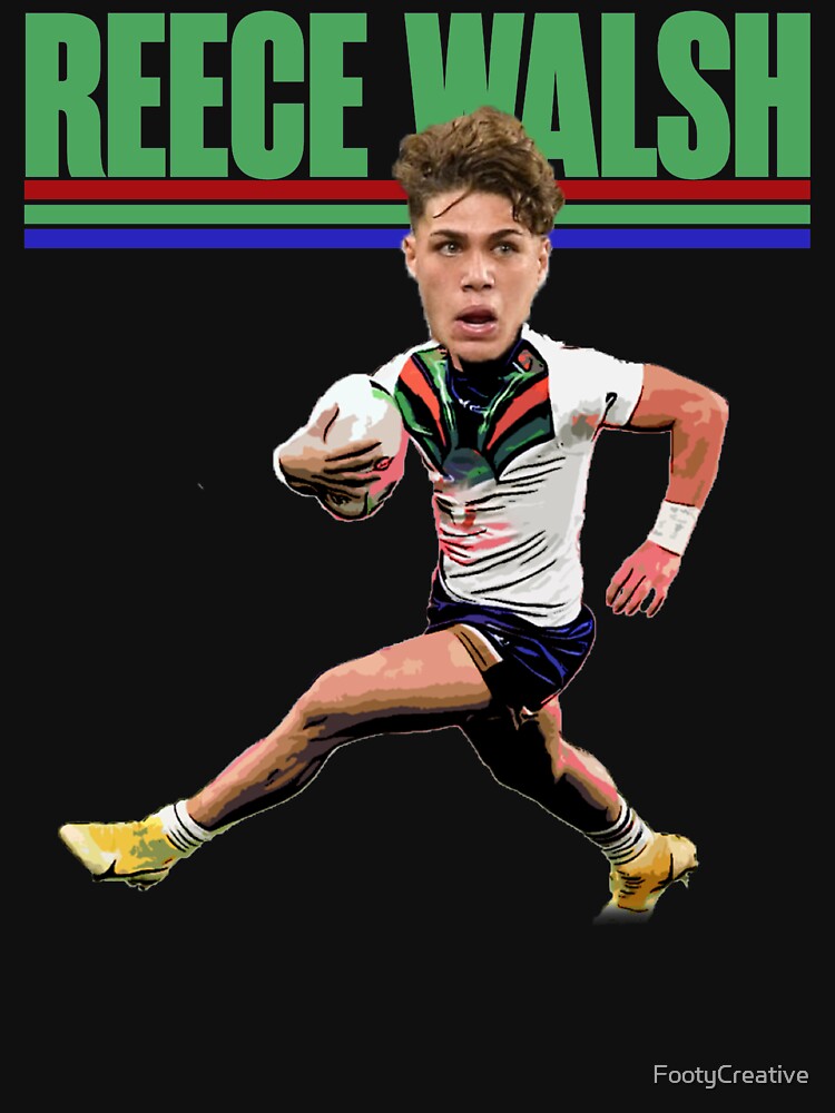 Reece Walsh T Shirt By Footycreative Redbubble Reece Walsh T Shirts Nz Warriors T Shirts