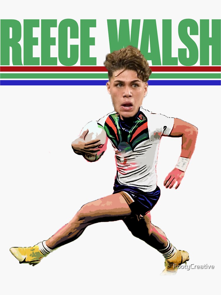 "Reece Walsh" Sticker for Sale by FootyCreative | Redbubble