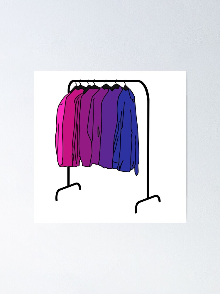 "a subtle bisexual pride flag feat. that open closet aesthetic ♥ ...