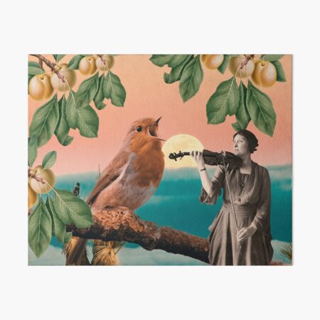 "Can your bird sing, beautiful robin chirping, surreal picture with ...