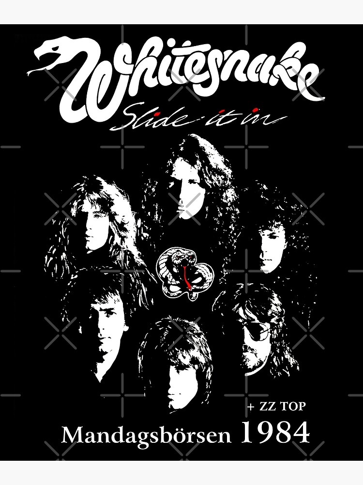 "Tour 1984 whitesnake art band gift for fans" Poster for Sale by Hmtart ...