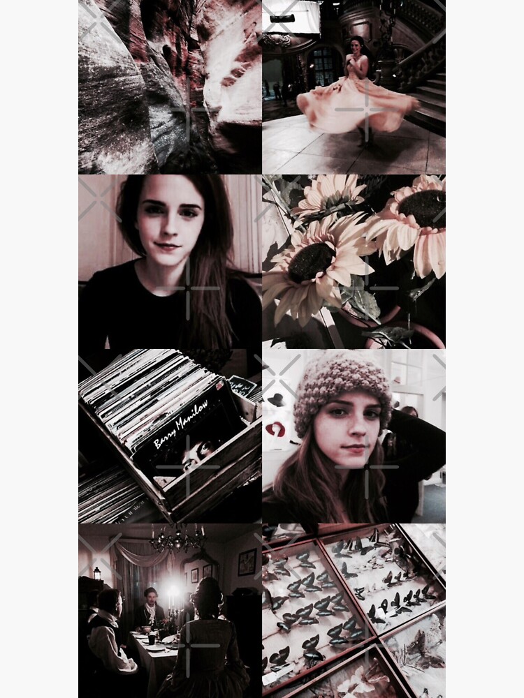 Pegatina «Emma Watson - collage» de aesthtic | Redbubble
