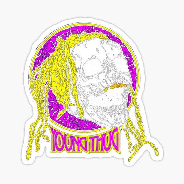 "Young Thug logo" Sticker for Sale by MattiePrice | Redbubble