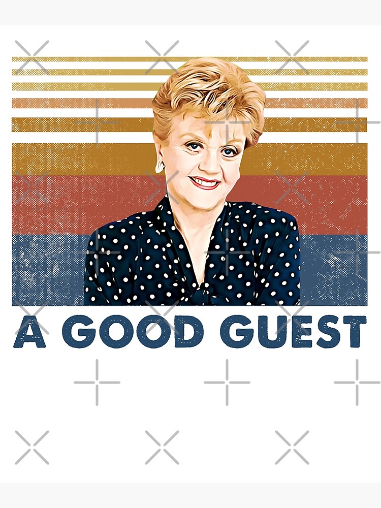 "Vintage good guest jessica murder fletcher images art" Poster by ...