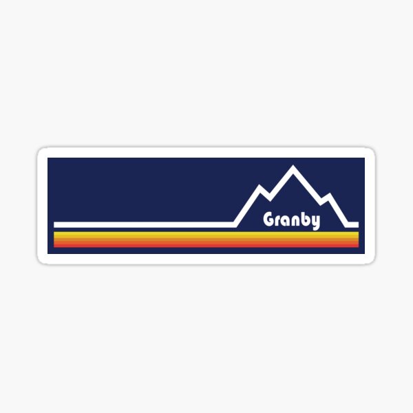 "Granby, Colorado" Sticker for Sale by esskay | Redbubble