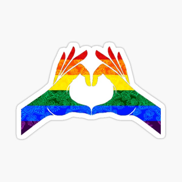 "Pride Zen Heart" Sticker for Sale by Pooja-Alva | Redbubble