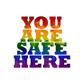 "Safe Space Sticker" Sticker for Sale by moietymouse | Redbubble