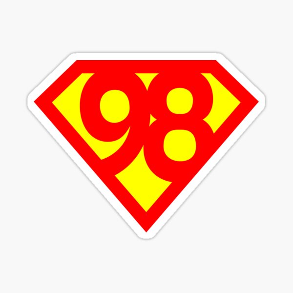 "Super Number 98 | 1 to 100 Super Numbers " Sticker for Sale by ...