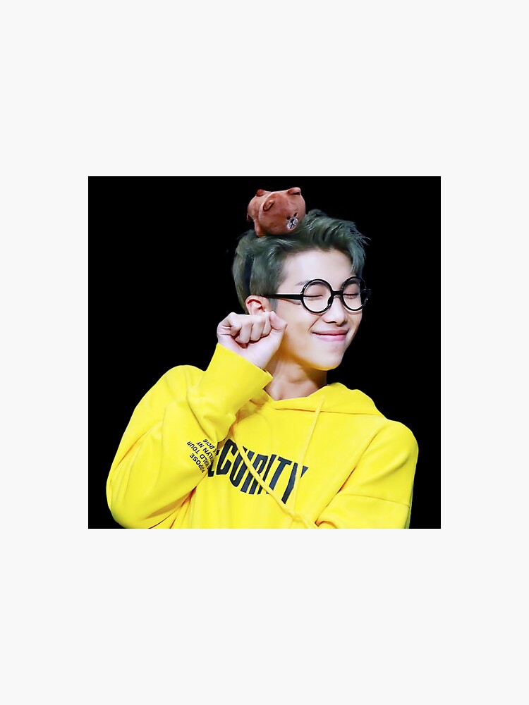 "Bts Rm cute image " Sticker for Sale by MaplesInfinity | Redbubble