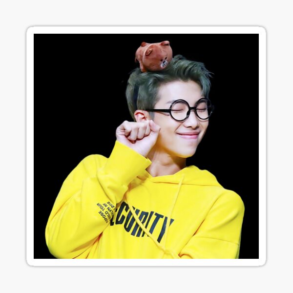 "Bts Rm cute image " Sticker for Sale by MaplesInfinity | Redbubble