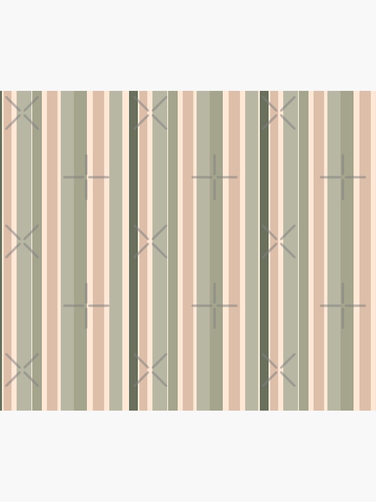 Color Block Stripes Beige and Green Shower Curtain sold by Carlos Marin ...