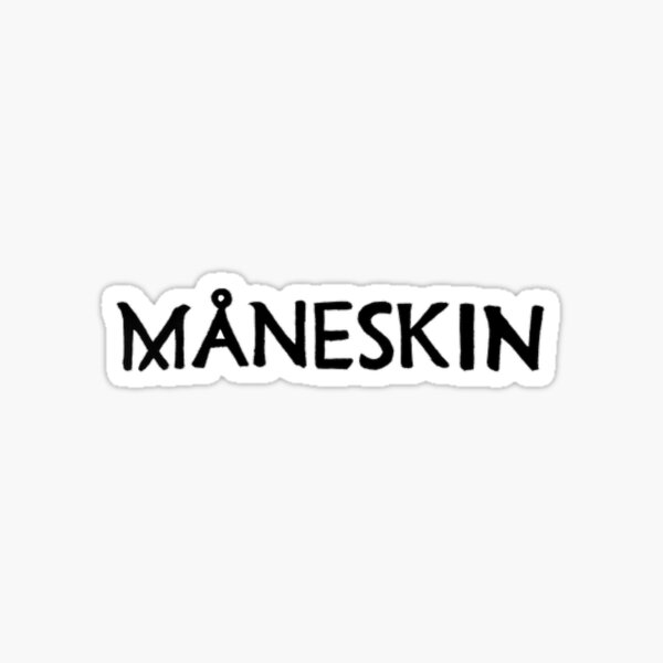 "Maneskin Logo" Sticker for Sale by BabyyPiscess99 | Redbubble