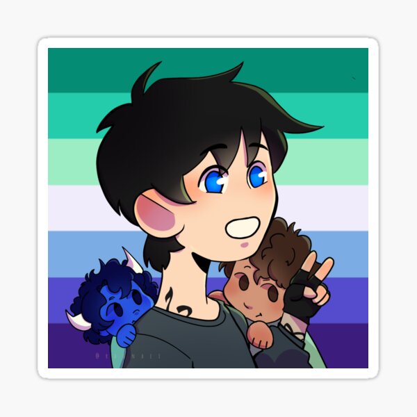 "alec, max and rafe lightwood-bane (gay pride)" Sticker by ragnaei ...