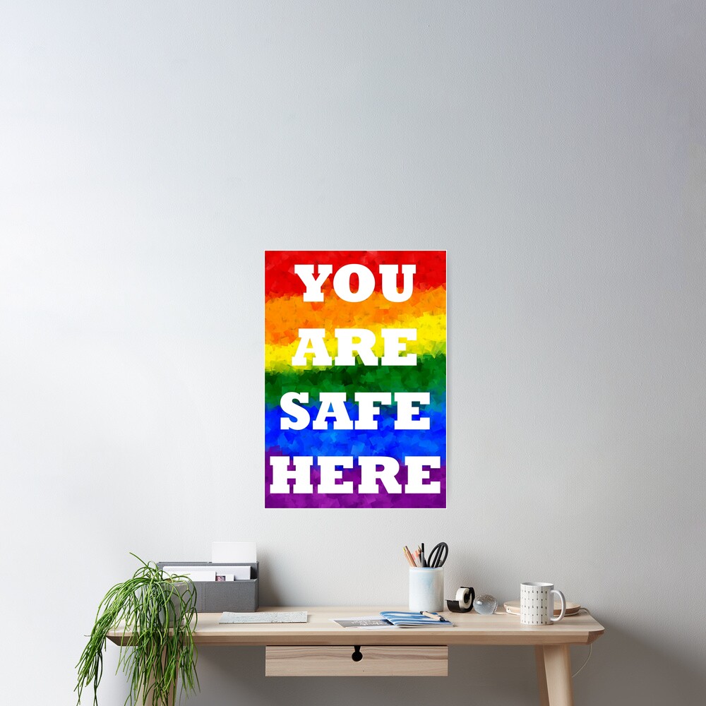 "Safe Space Poster V. 3" Poster for Sale by moietymouse | Redbubble