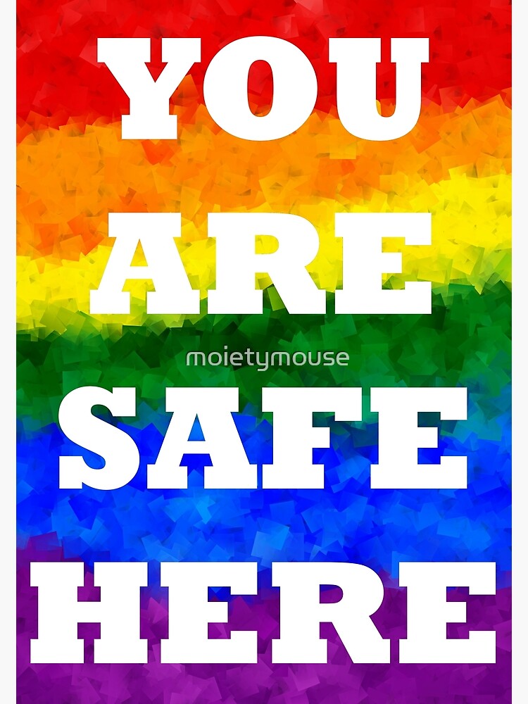 "Safe Space Poster V. 3" Poster for Sale by moietymouse | Redbubble