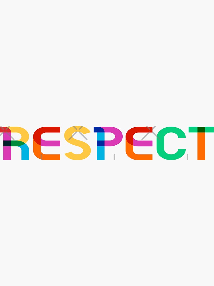 "PRIDE MONTH RAINBOW LGBTQAI RESPECT COLORFUL PROUD DESIGN" Sticker for ...