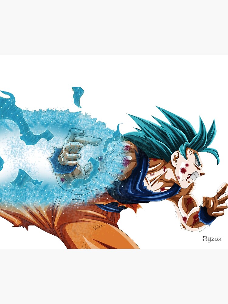"Goku ultra instinct attack dragon ball" Art Print for Sale by Ryzox ...