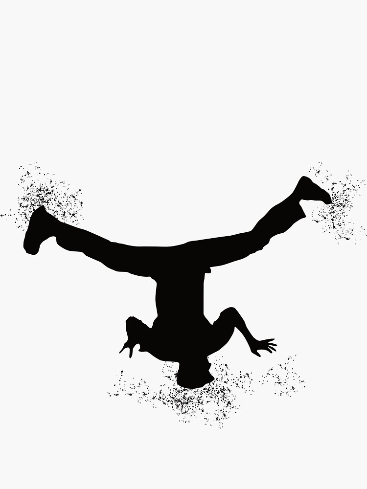 "Breakdance" Sticker for Sale by LauraYes | Redbubble
