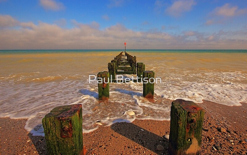 "Groyne at the North Beach Bridlington" by Paul Bettison | Redbubble