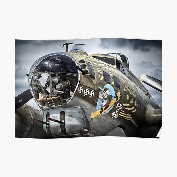 "B-17 Flying Fortress" Poster by Pikokk | Redbubble