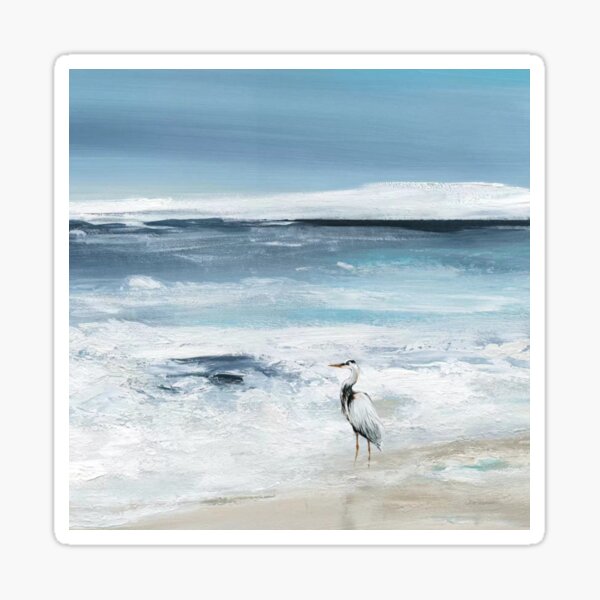 "Tidal Fishing" Sticker for Sale by LaraFletcher | Redbubble