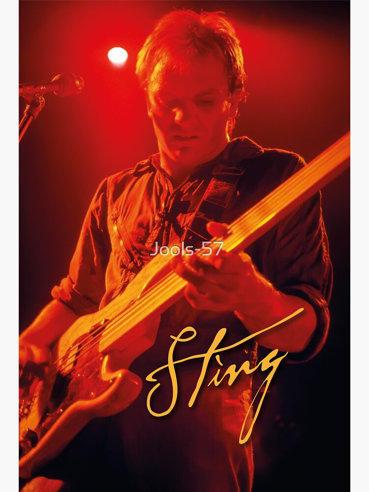 "Sting" Sticker for Sale by Jools-57 | Redbubble