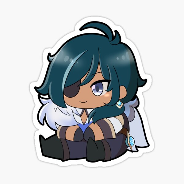 "Kaeya Genshin Impact Sticker" Sticker for Sale by rosenw-ltz | Redbubble