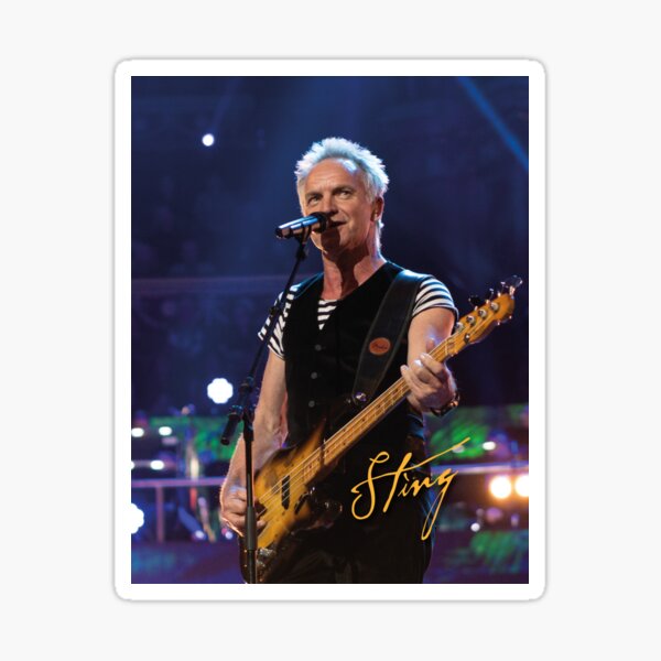 "Sting" Sticker for Sale by Jools-57 | Redbubble