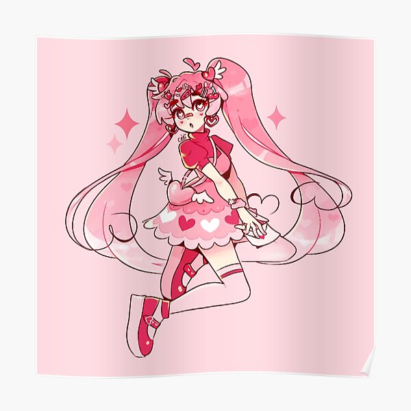 "lovecore miku" Poster by aepoyi | Redbubble