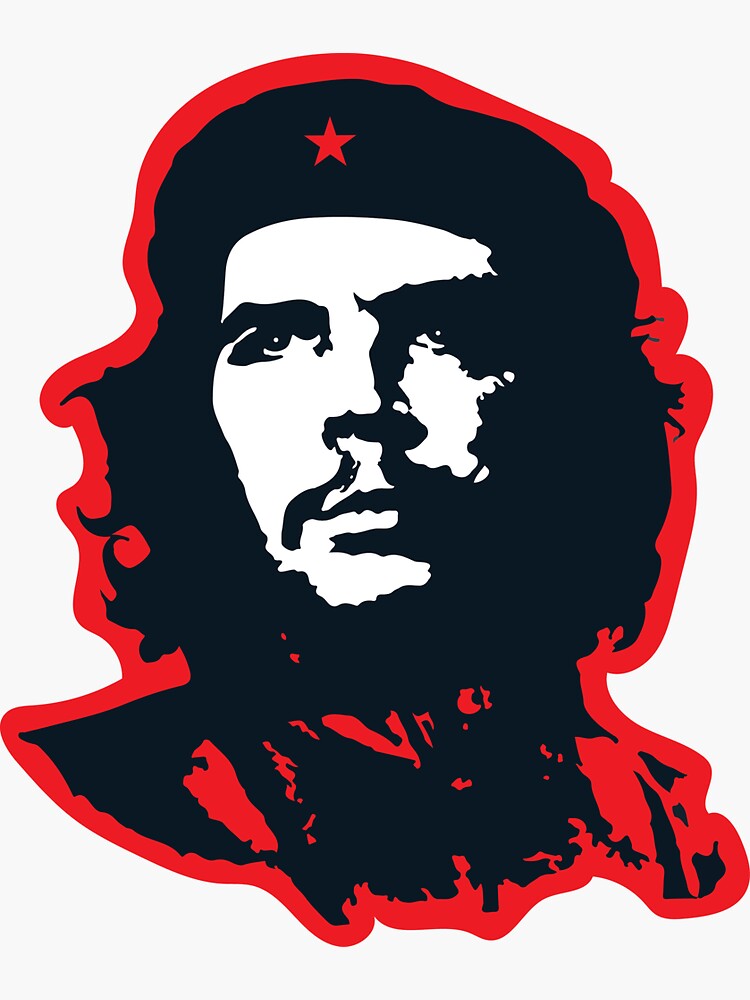 "Che - Red" Sticker for Sale by JuliaAjandi | Redbubble