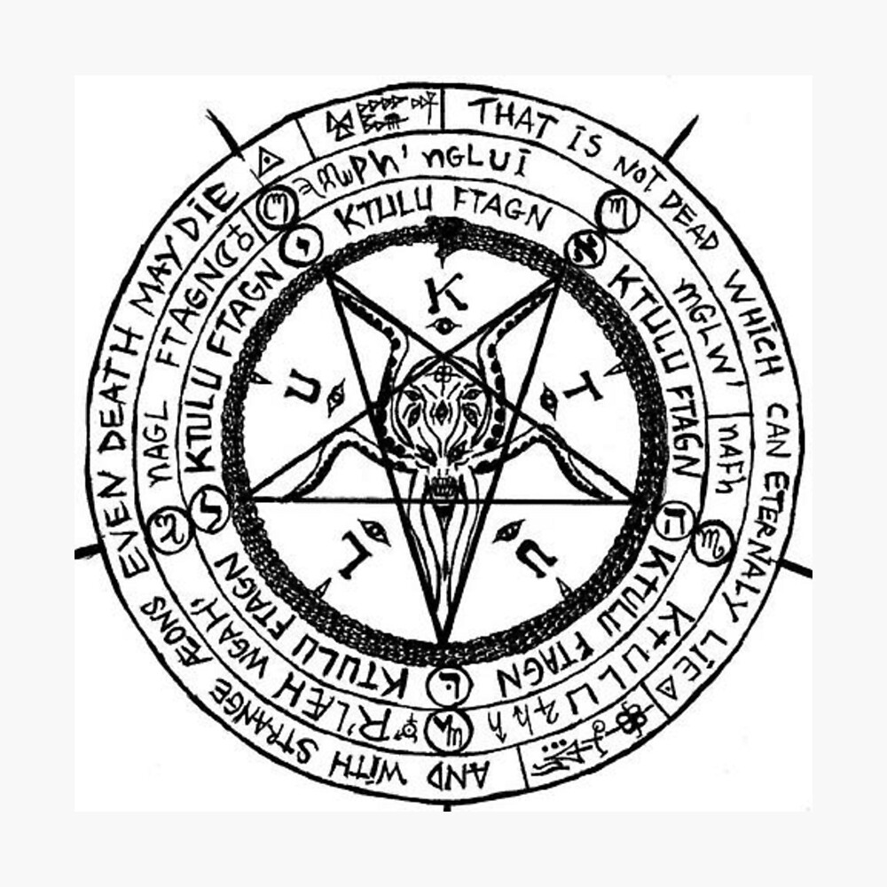 "Cthulhu Pentagram" Photographic Print by Filex | Redbubble