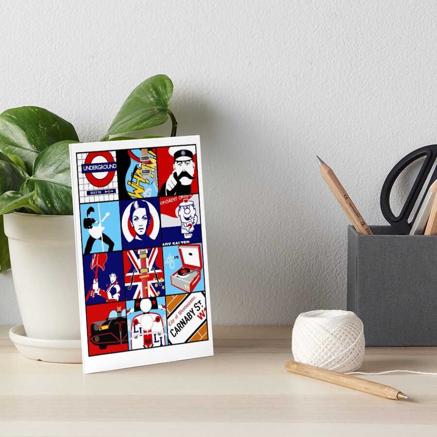 "Iconic mod pop art" Poster for Sale by YouNeedKitch | Redbubble