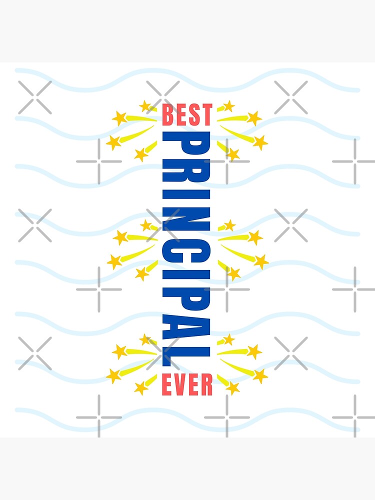 "Best Principal Ever Gift, Principal Water Bottle Gift" Poster by ...