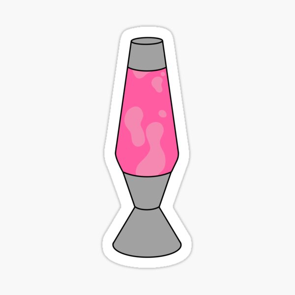 "pink lava lamp" Sticker for Sale by EmmaMaeDesigns | Redbubble