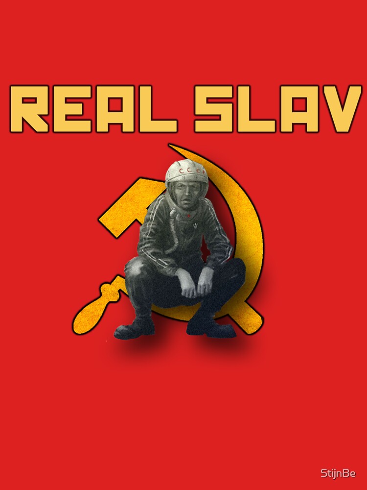 "Real Slav squat" T-shirt for Sale by StijnBe | Redbubble | slav t ...