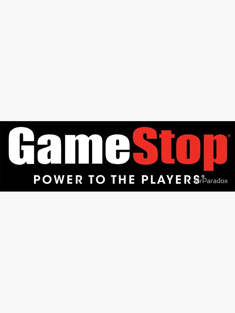 "GameStop" Sticker for Sale by MrParadox | Redbubble