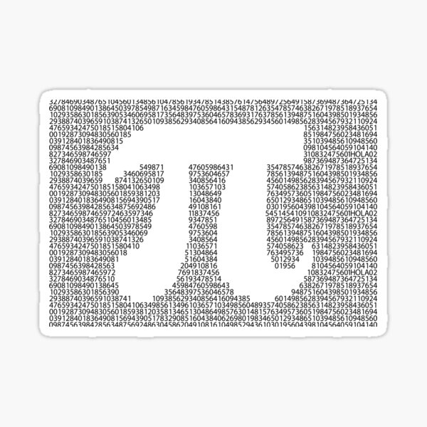 "Pi Hard Mathematician Funny Math Teacher idea" Sticker for Sale by ...