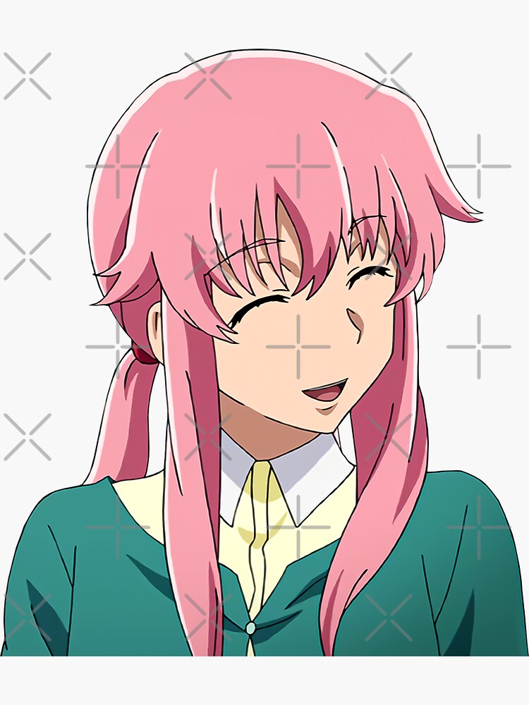 "Yuno Gasai" Sticker for Sale by CookieStyle | Redbubble