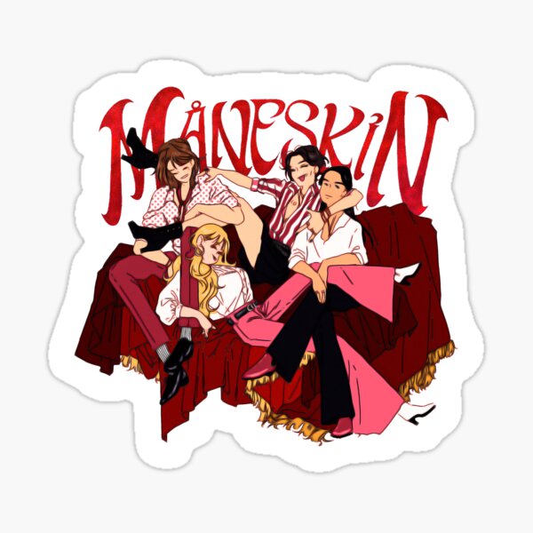 "Maneskin" Sticker by virtuworl | Redbubble