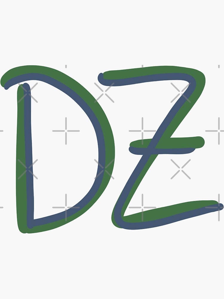 "DZ" Sticker for Sale by mimibounar | Redbubble