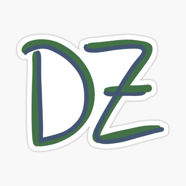 "DZ" Sticker for Sale by mimibounar | Redbubble