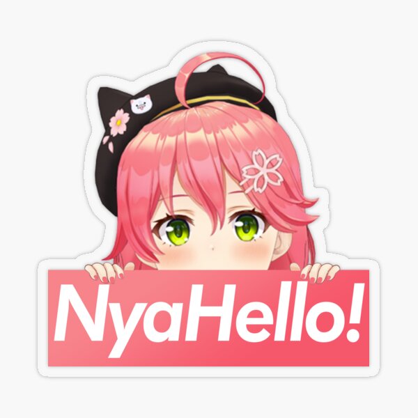 Sakura Miko Stickers | Redbubble